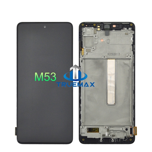 Wholesale Mobile Phone Lcd Screen Display with Frame for Samsung Galaxy M53